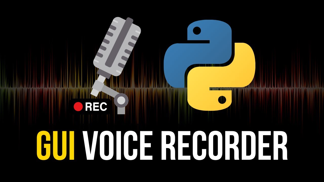 Simple Voice Recorder with GUI in Python