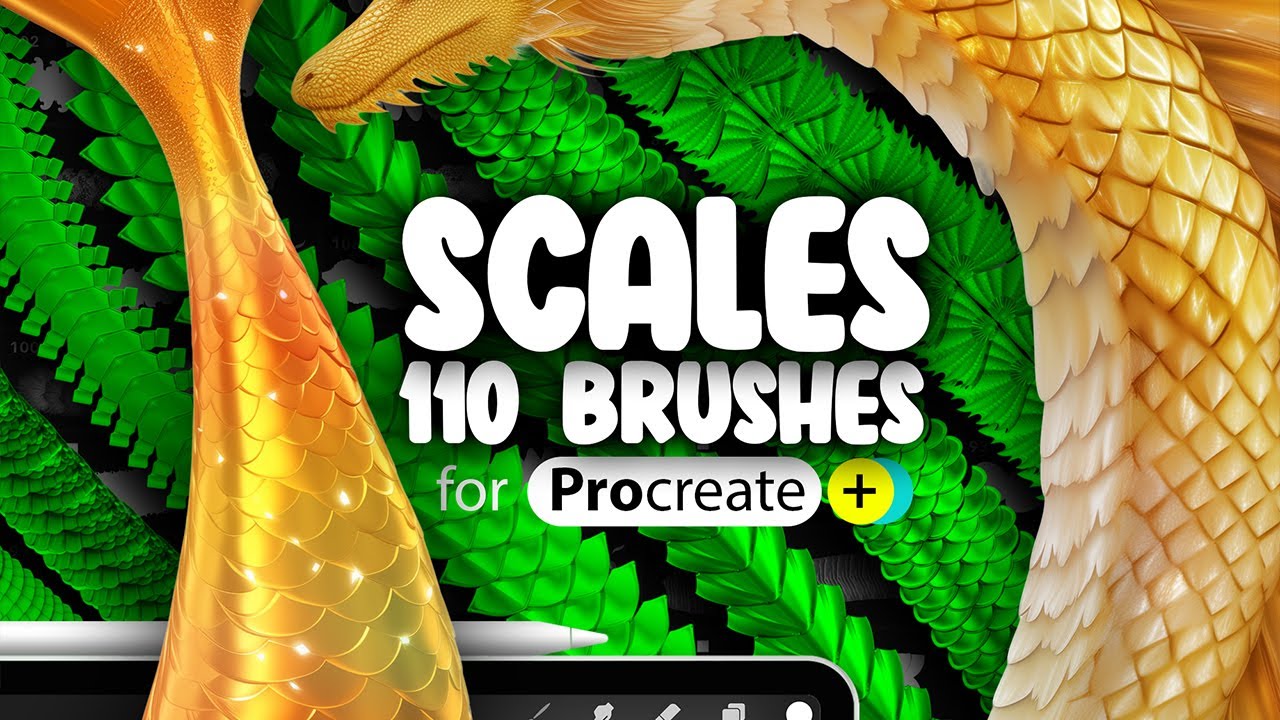 Scales Brushes for Procreate 🔥