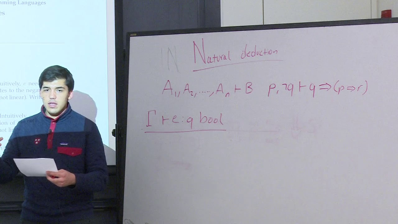 CS 152: Programming Languages - Spring 2019: Section 8 - Types systems and Algebraic structure