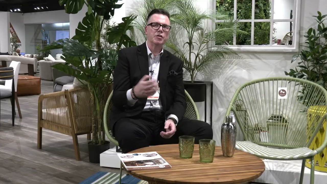 GigaCloud VP of Sales John Anderson at Summer 2025 Las Vegas Market