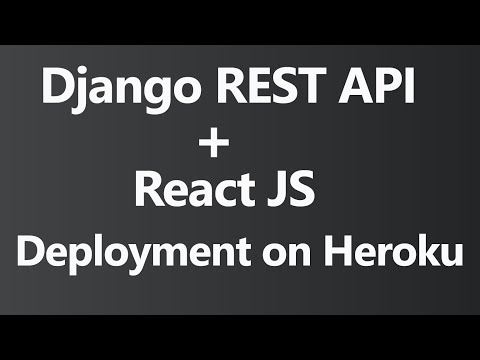 Learn React Django Today Plan Project with Heroku Deployment Hindi - Mind Luster