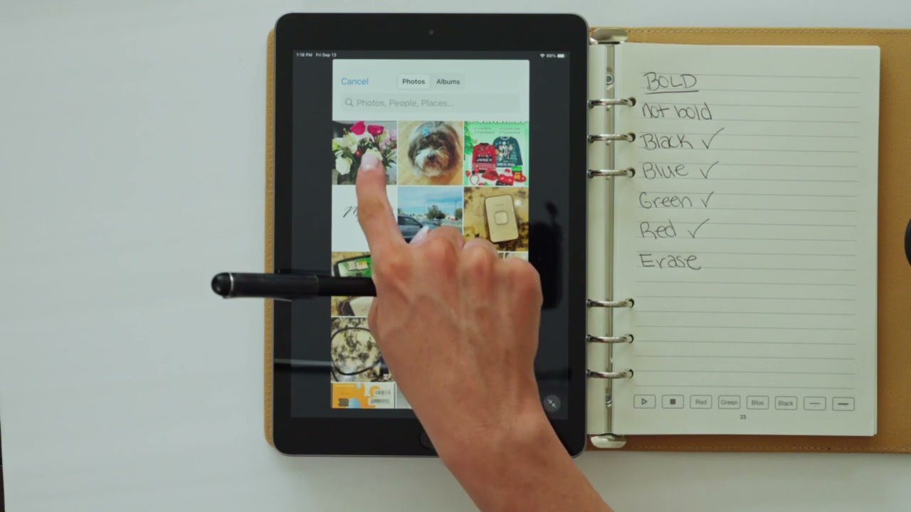 iLive Techpage+ Bluetooth Enabled Smart Notebook Tutorial