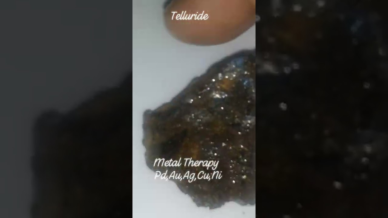 Cooperite specimen ( Telluride) [Pd,Pt,Au,Ag Cu,Ni] A weird find.