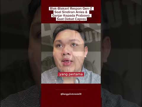 Gen-Z aja bilang kalo debat #AniesBaswedan dengan #GanjarPranowo lebih mirip obrolan tukang sayur