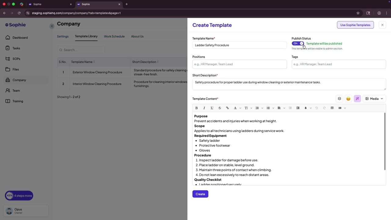 Template Library Module