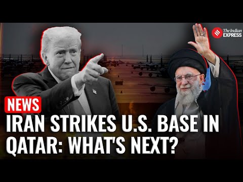Iran Fires Missiles at U.S. Base in Qatar Amid Escalating Conflict | Iran Strikes US Air Base