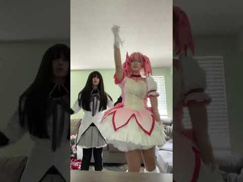 madoka and homura !! #cosplay #madokakaname #homura #madokamagica #cosplayer #silly