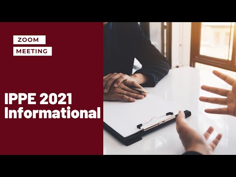 IPPE 2021 Informational