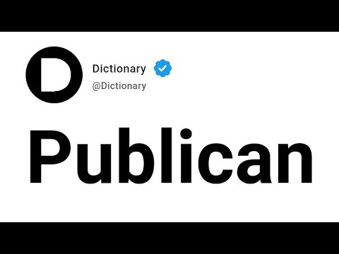 Publican Meaning In English