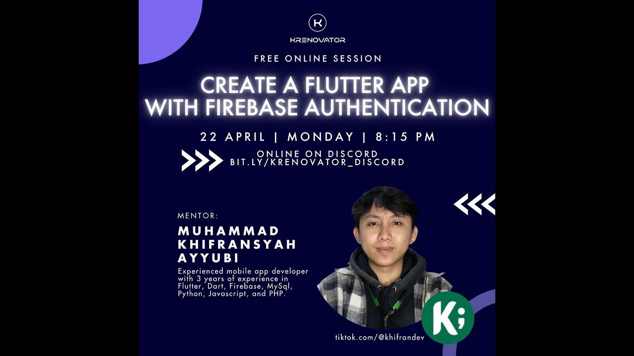 Create a Flutter app with Firebase Authentication
