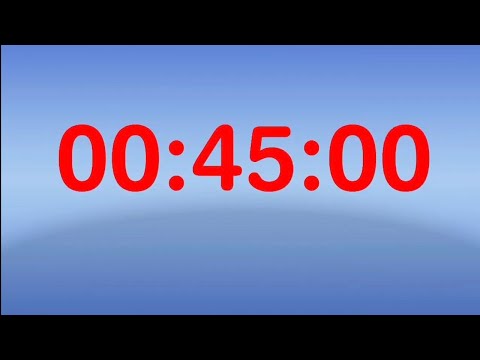 Đồng hồ đếm ngược 45 phút - 45 minutes timer