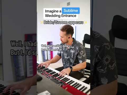 “Santeria” Wedding Entrance 👰♀️ @naluthepianoman