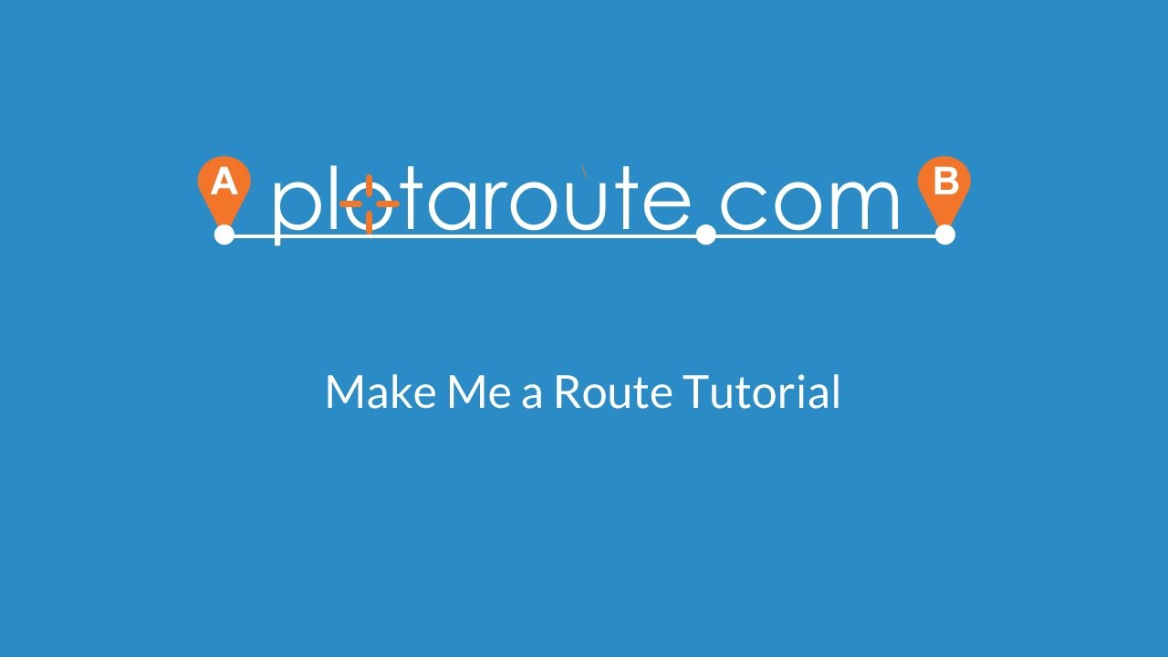 plotaroute.com - Make Me A Route Tutorial