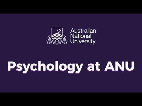 Australian National University - Psychology at ANU