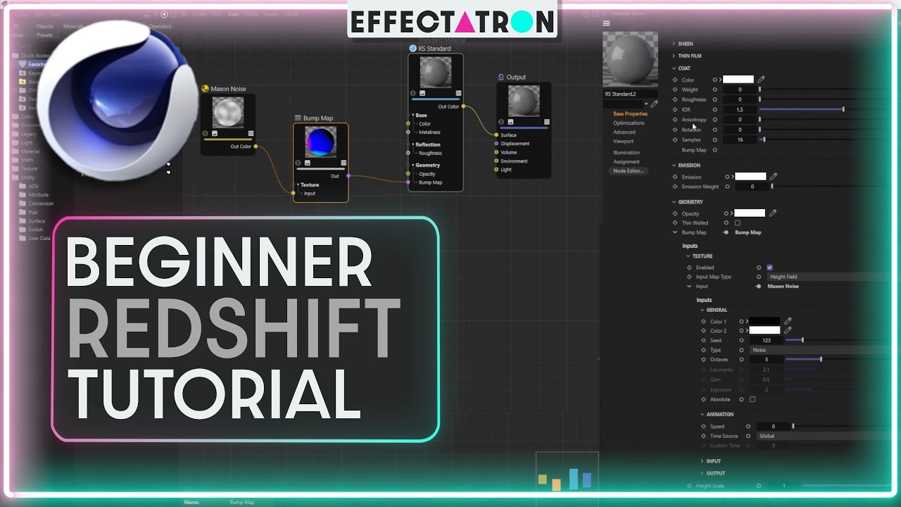 Redshift 3.5 Node Editor - Tutorials - Blog - C4Dzone