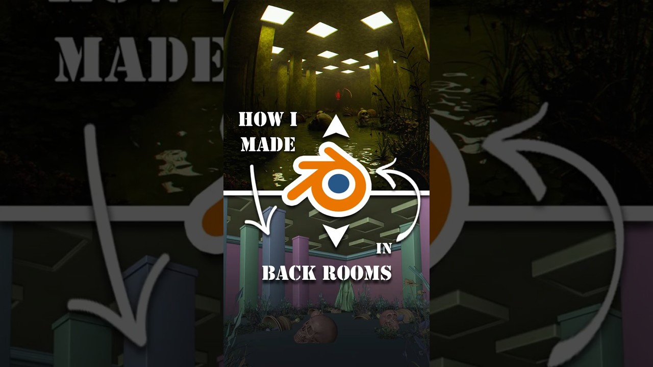 BackRooms found footage in India👻💀🔥🤯#backrooms  #blender #3dmodeling