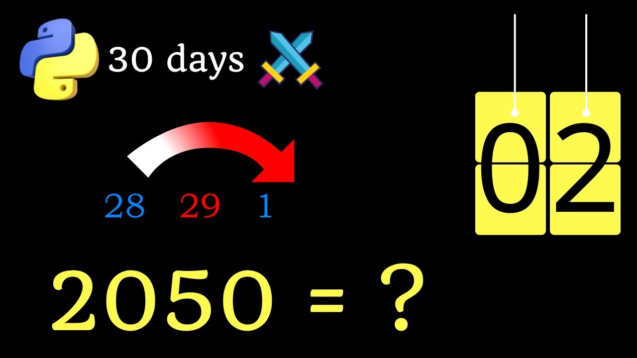 Day 2: Leap Year in Python | Python 30 Days Coding Challenge for Beginners