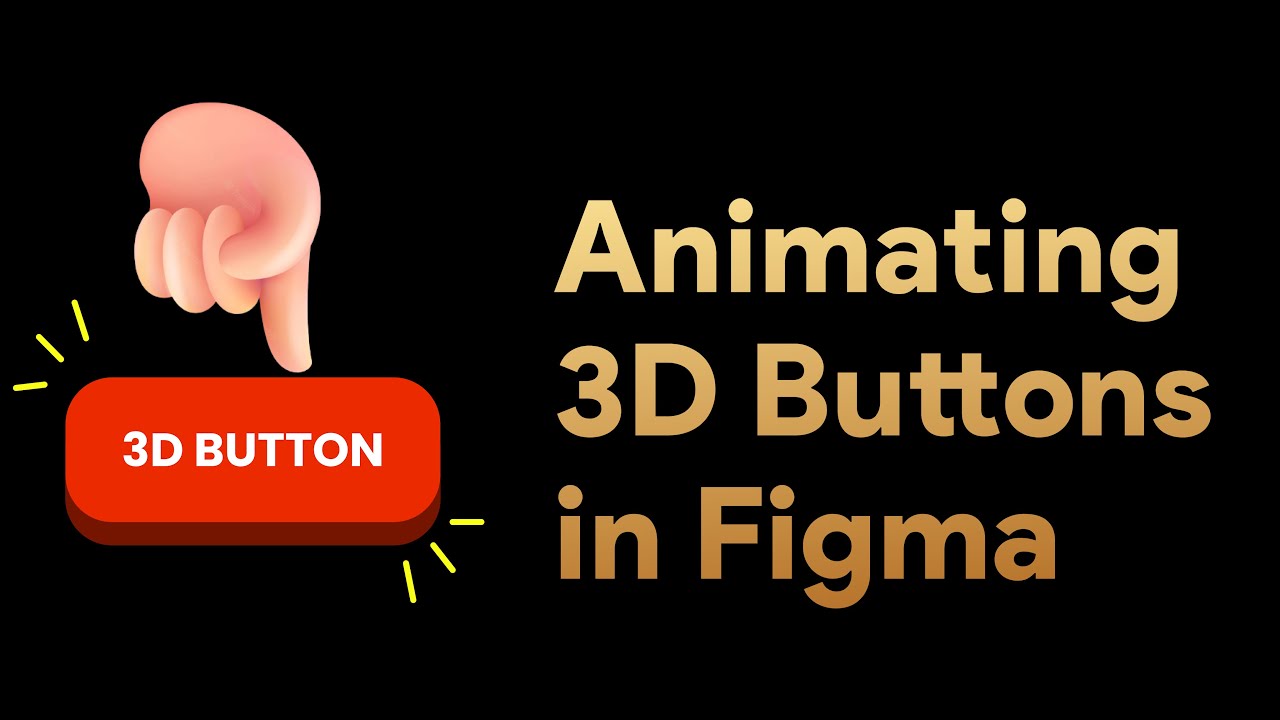 Build simple 3D button interaction in Figma