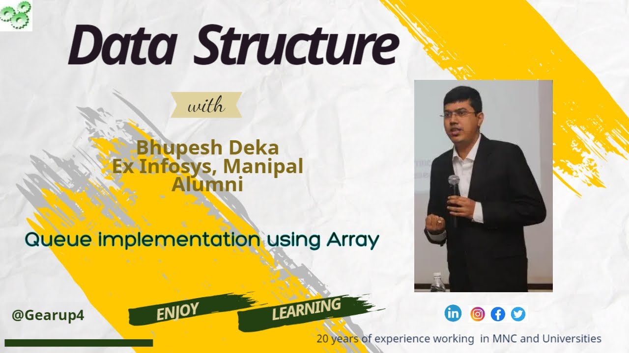 Data Structure : Queue implementation in C programming using Array