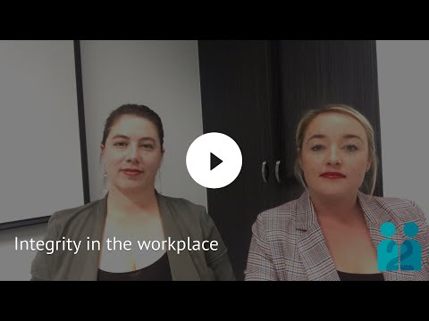 Integrity in the workplace