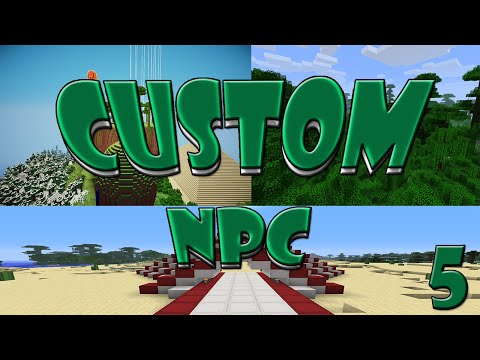 Minecraft Mod Let's Play - Custom NPC - Episode 5 | Spooky Graveyard