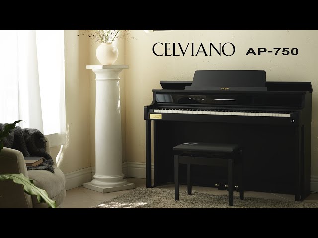 Цифровое пианино Casio Celviano AP-750 BK - чёрный, купить за 299 990 ...
