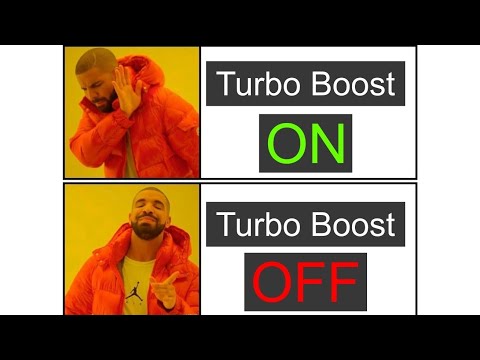 How to enable or disable Turbo Boost