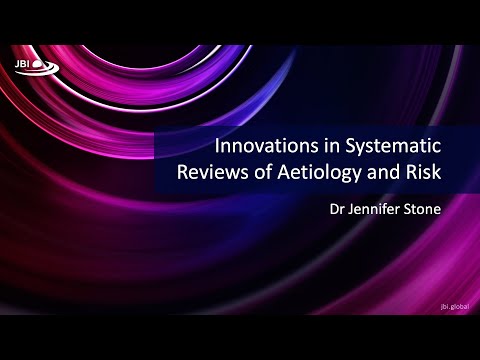 Innovations in Systematic Reviews of Aetiology and Risk