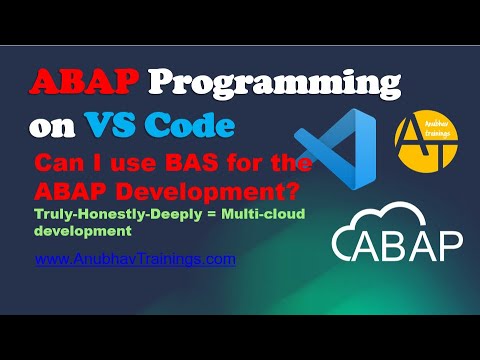 Learn Can we use BAS for ABAP development | Setup SAP Business ...