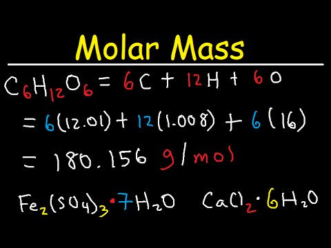Molar Mass and Formula Weight