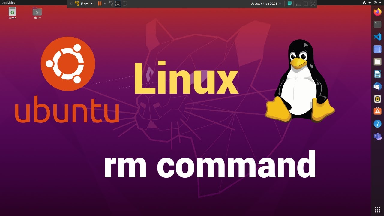 rm command in linux | removing files in linux | Linux Command Line Tutorial