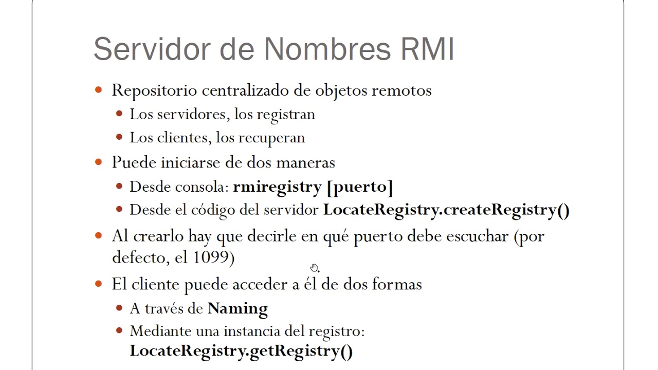 Explicación de Java RMI