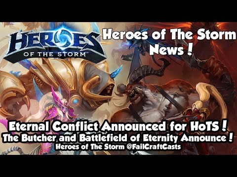 HotS Video: The Butcher/Battlefield of Eternity Announce News! - Heroes ...