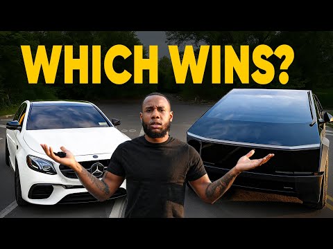$130K CyberTruck vs Tuned AMG E63S... Which One Turns More Heads?