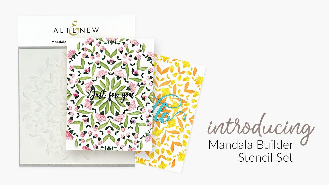 Create Gorgeous Multi-Layered Geometric Patterns with Mandala Builder Stencils