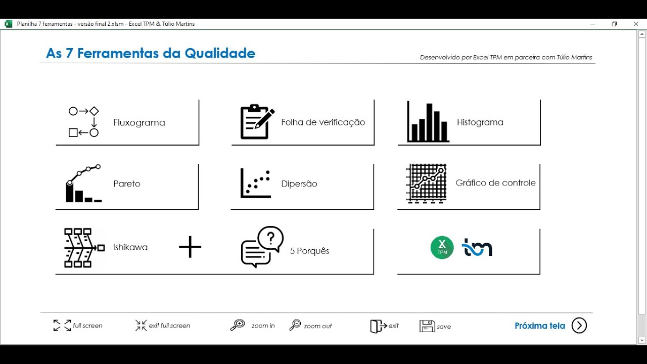 Planilha 7 Ferramentas da Qualidade