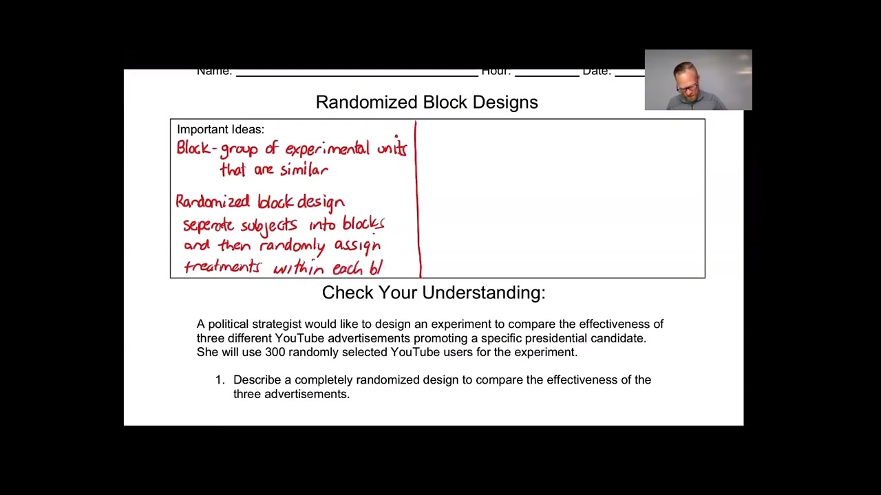 Stats Medic | Video - Randomized Block Design