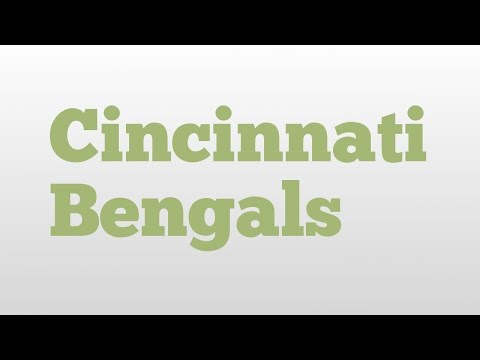 Cincinnati Bengals meaning and pronunciation