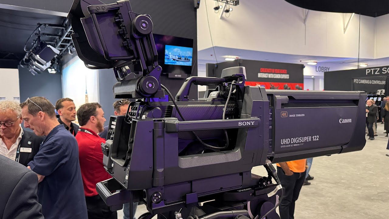 Canon UHD-DIGISUPER 122 'Novel Look' lens First Look NAB 2025