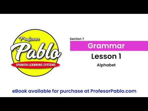 Grammar - Lesson 1 - Alphabet