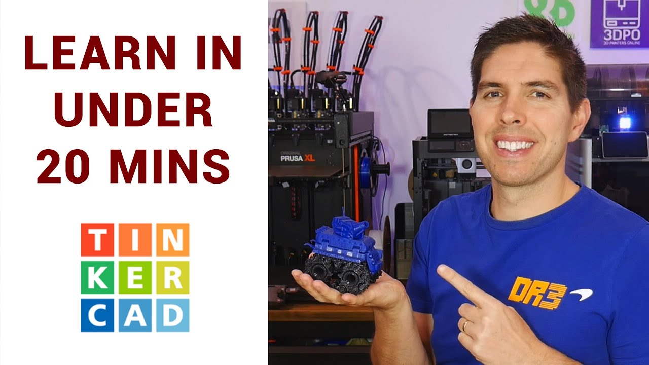 Design custom 3D printed parts - Learn Tinkercad in under 20 minutes