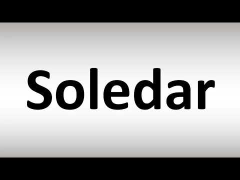 How to Pronounce Soledar (Соледа́р, Ukraine)