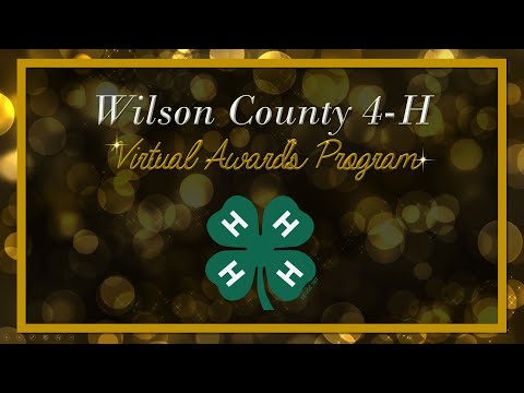 Wilson County 4-H Awards Program 2020