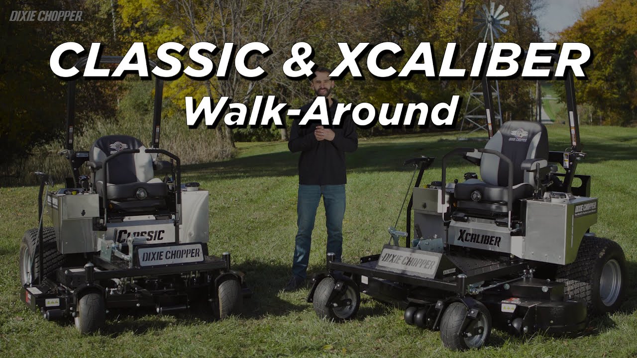 Dixie Chopper Classic & XCaliber Walk-Around Review