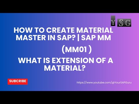 MM01: How to create a Material Master in SAP, SAP MM #SAPMM #Materialmaster #sapmm #sapmmtraining