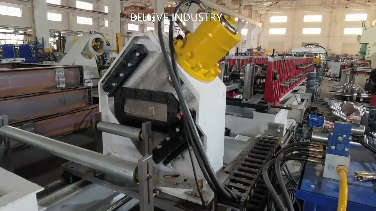 Whole Automatic Seamed Box Beam Roll Forming Machine | Believe Industry Company