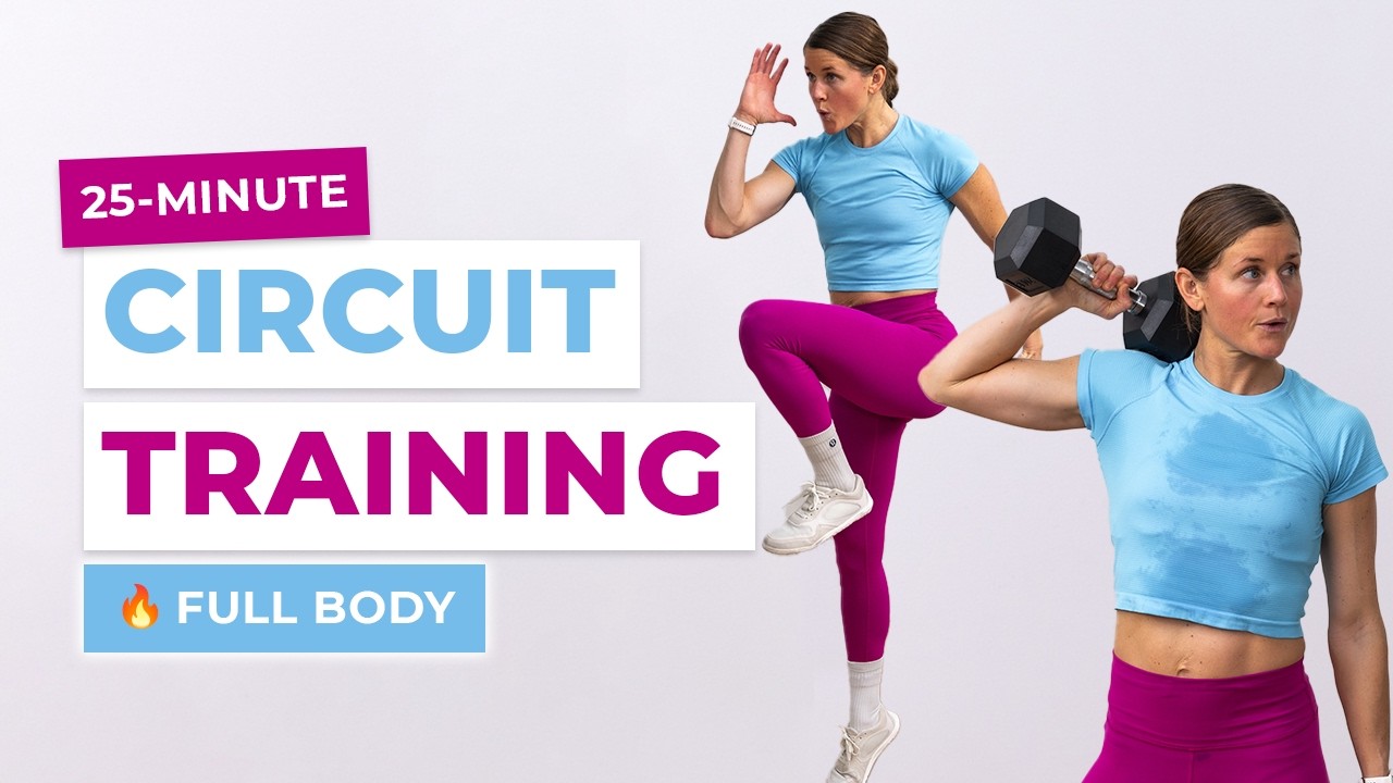 25-Minute Full Body CIRCUIT WORKOUT (AMRAP)