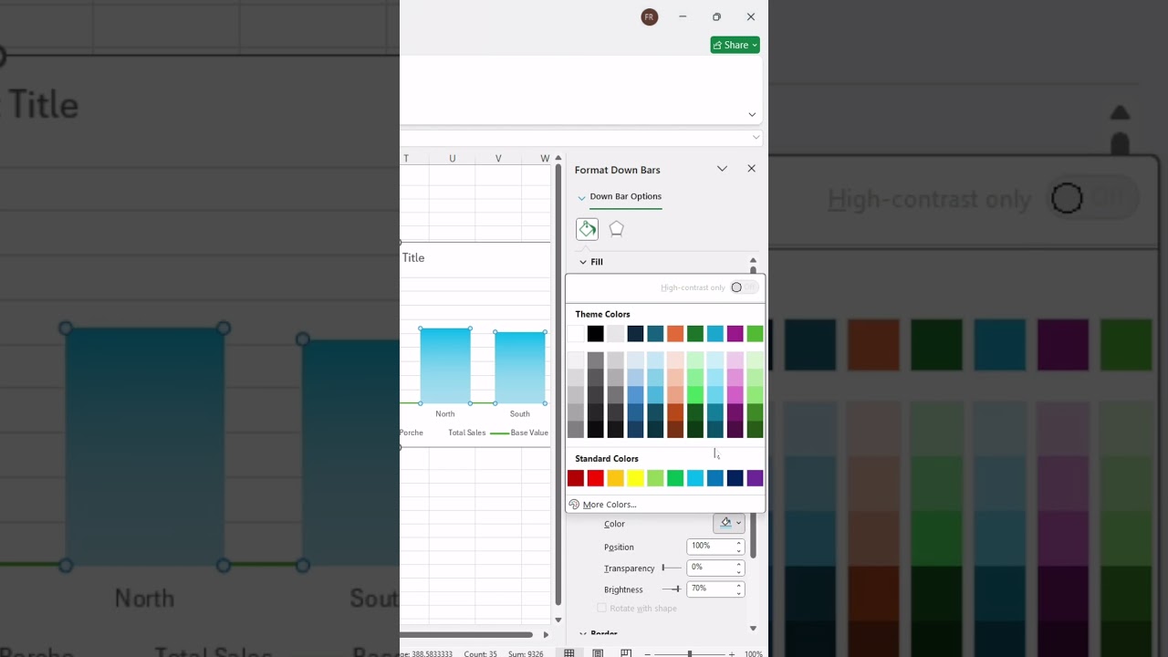 Create integrated progress chart in #excel #exceltips #exceltutorial