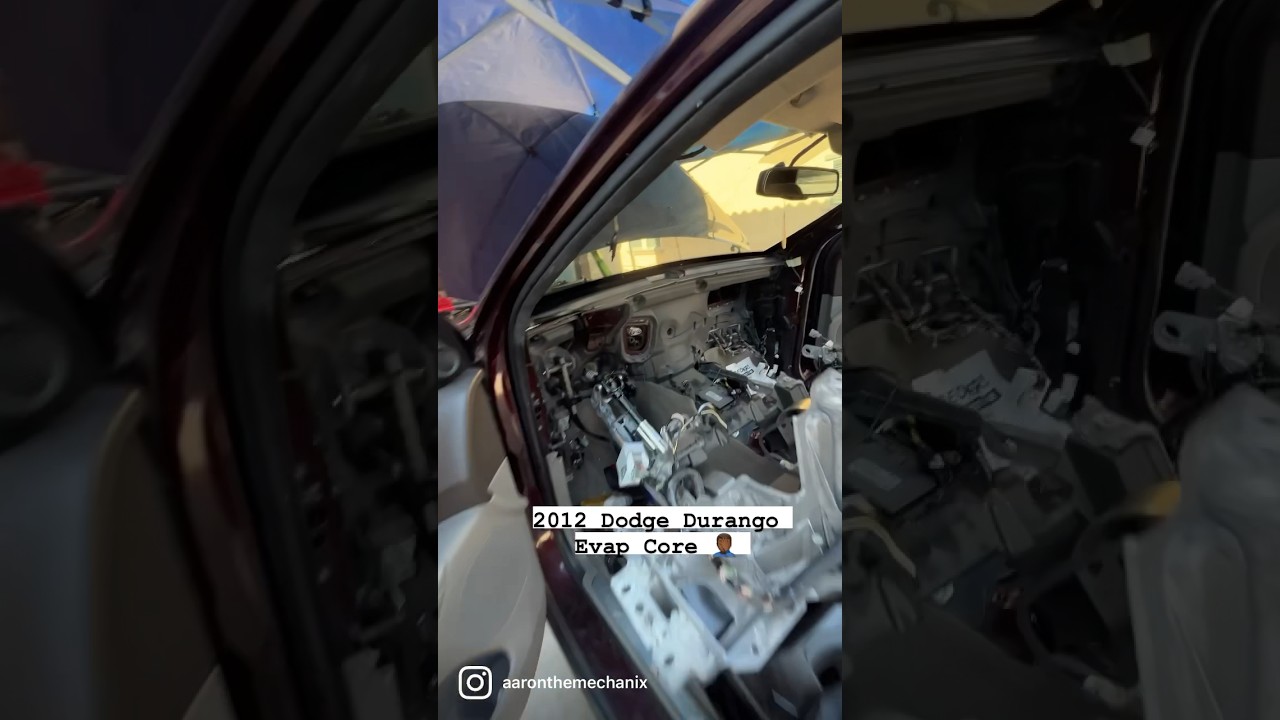 Dodge dashboard removal : Evaporator Core Replacement