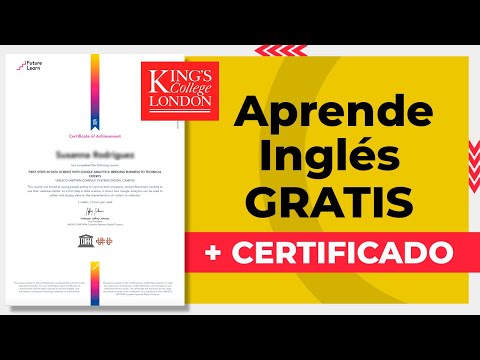 ✅ Curso GRATIS para APRENDER INGLES con Certificado | King's College de Londres